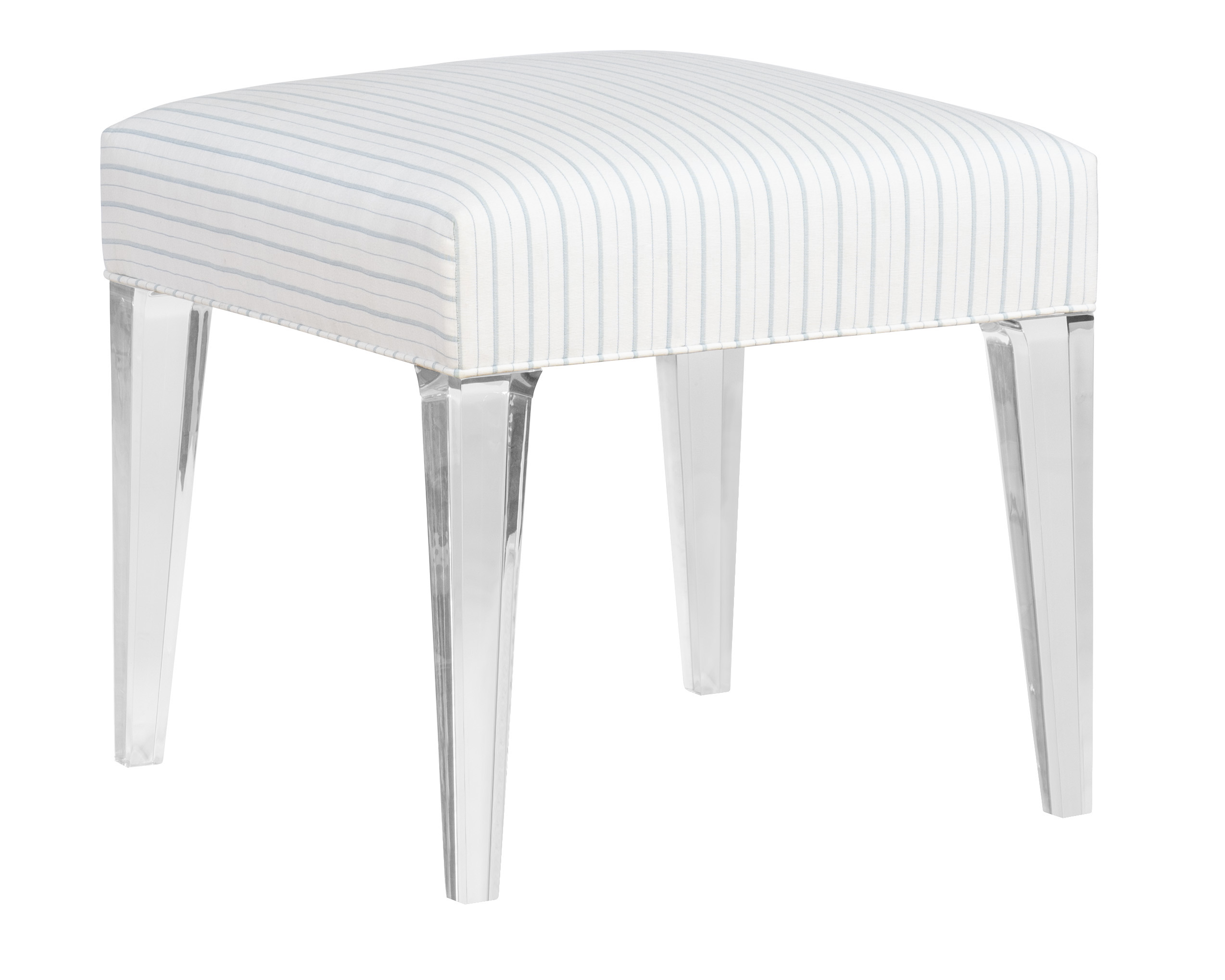 Helena Acrylic Leg Short Dining Bench - Designmaster Furniture