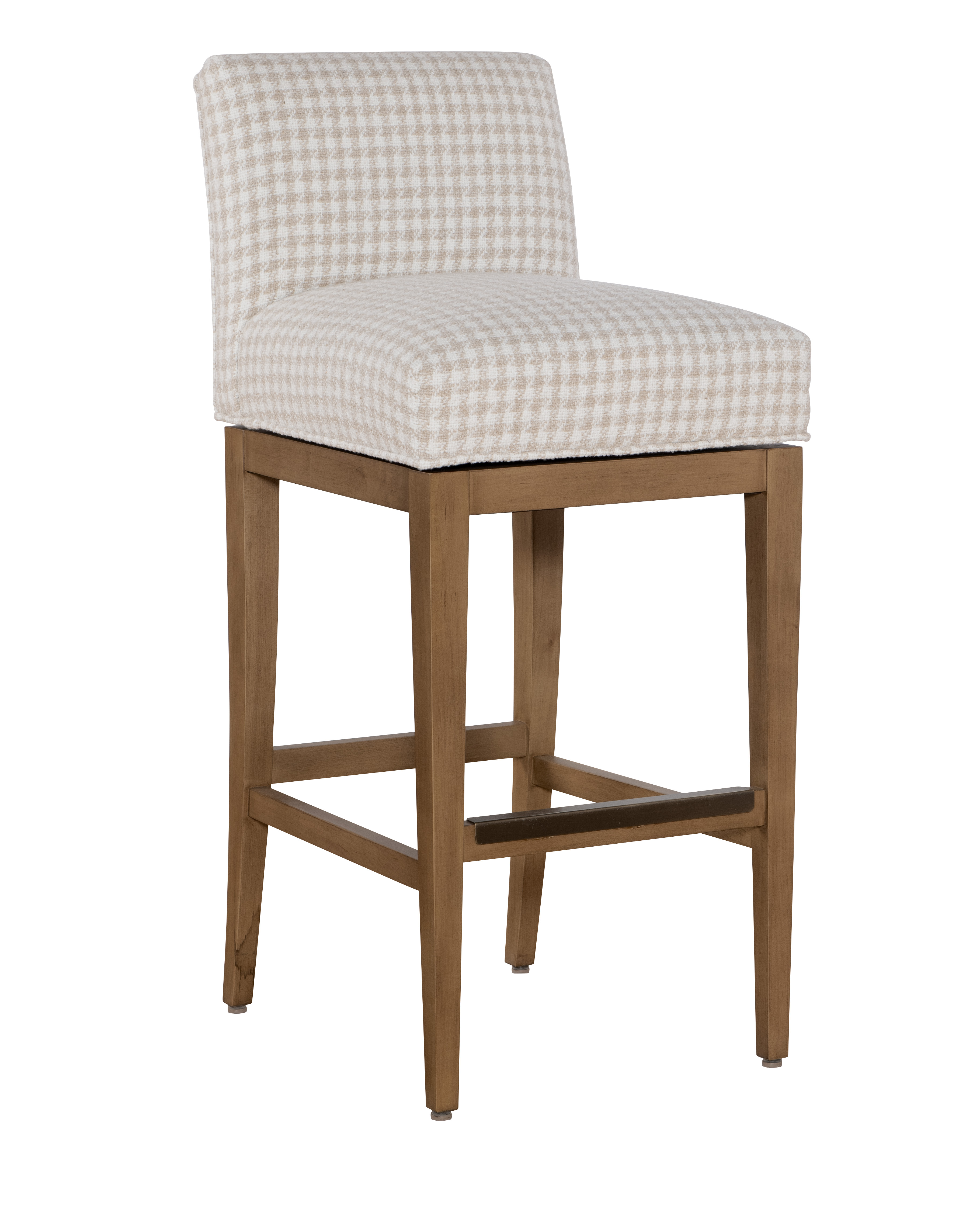 Madera Swivel Bar Stool w/ Traditional Base - Designmaster Furniture