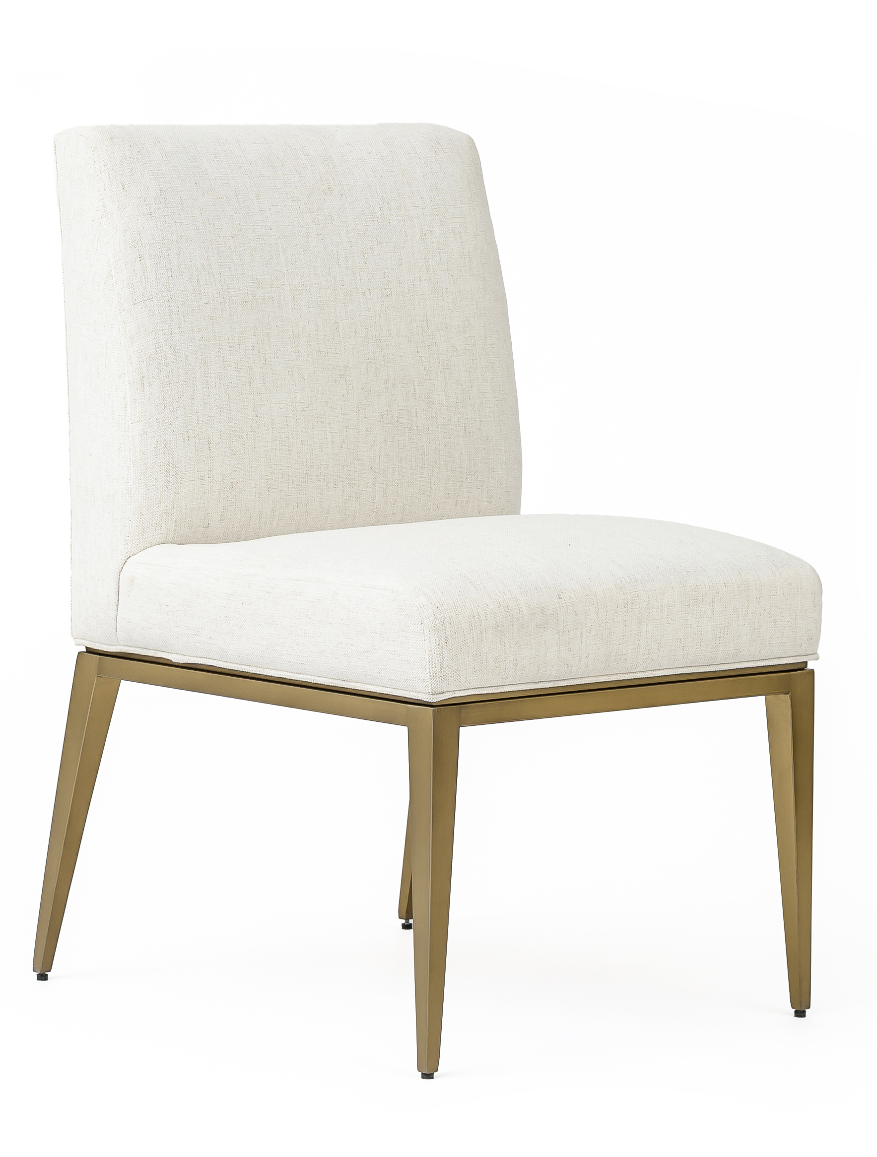 Princeton Side Chair w/ Antique Bronze Metal Base - Designmaster Furniture