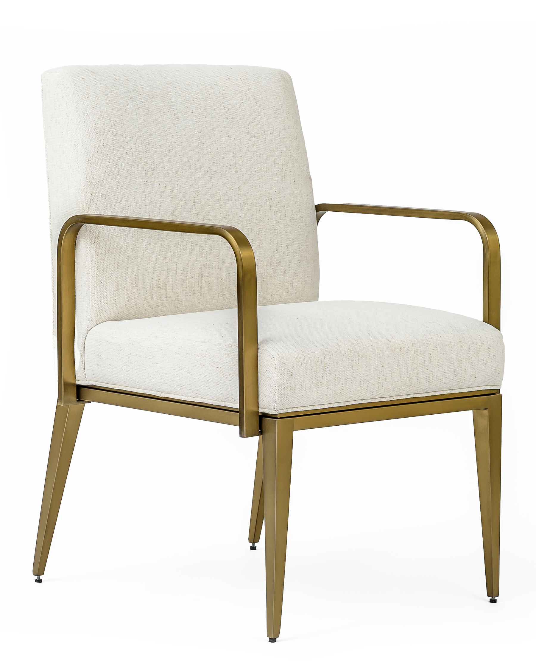 Princeton Arm Chair w/ Antique Bronze Arms & Base - Designmaster Furniture