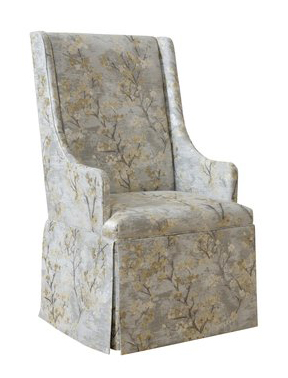 Layton Skirted Host Arm Chair - Designmaster Furniture