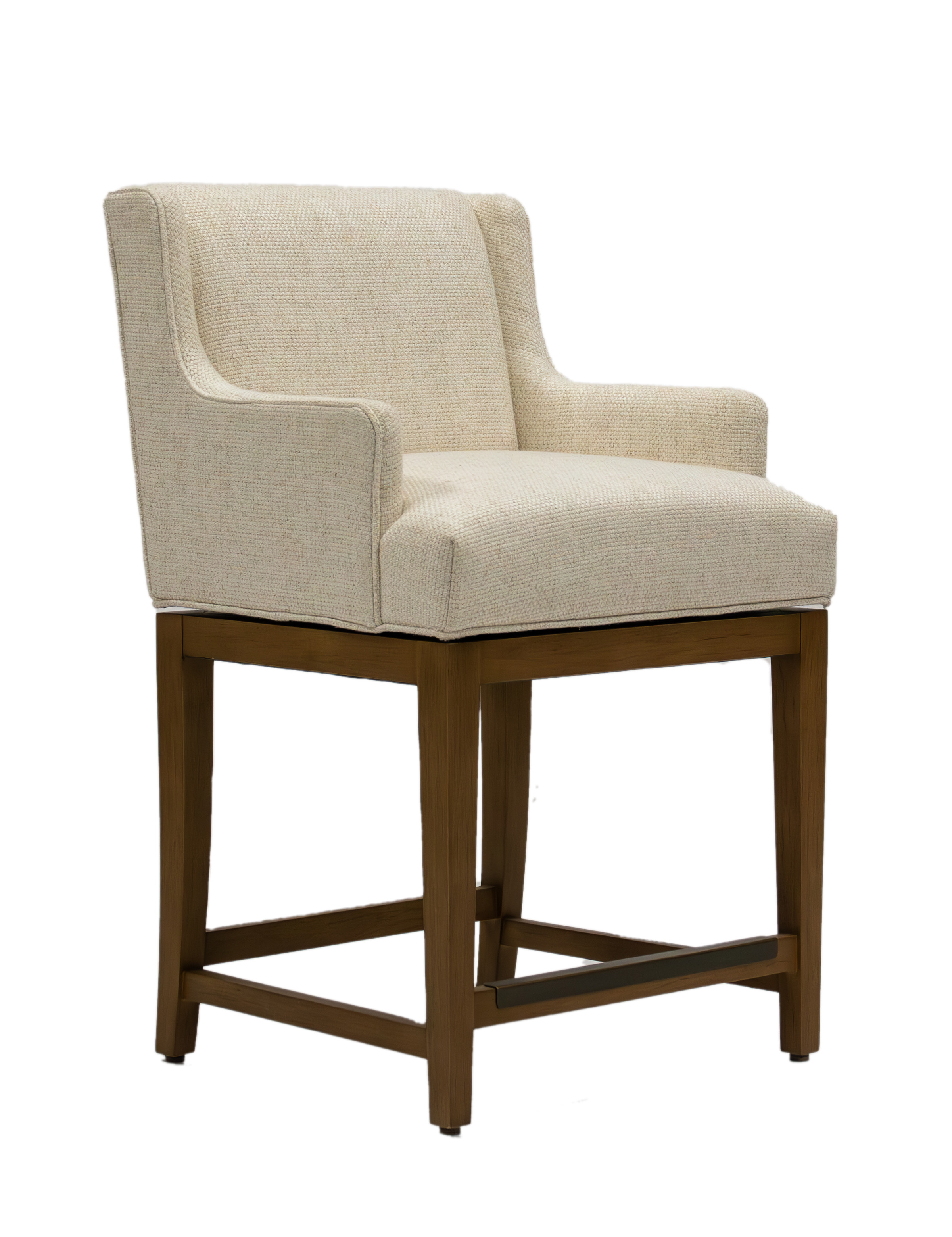 Layton Swivel Counter Arm Stool w/ Transitional Base - Designmaster ...