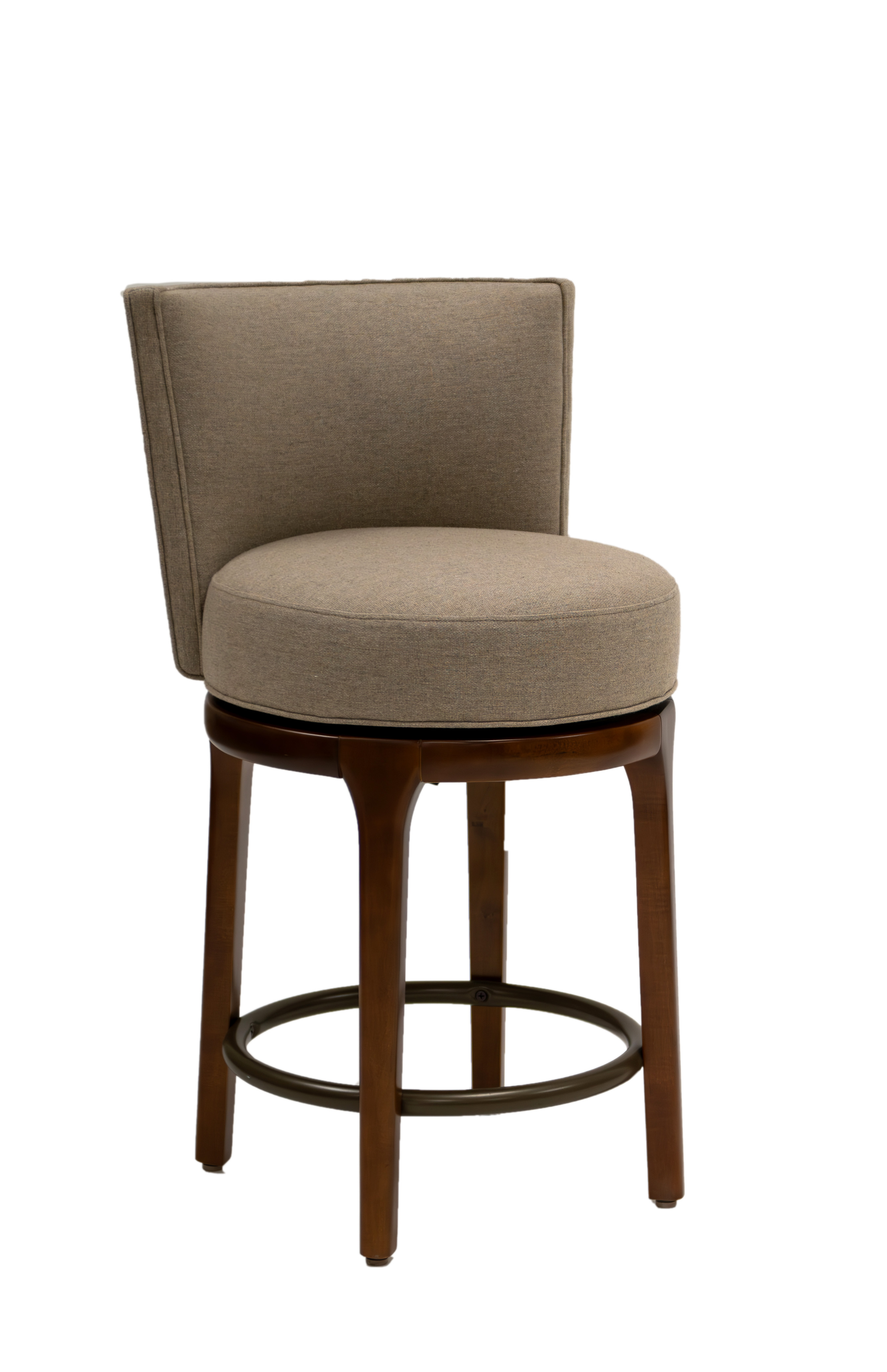 Westerly Swivel Counter Stool w/ Transitional Base - Designmaster Furniture